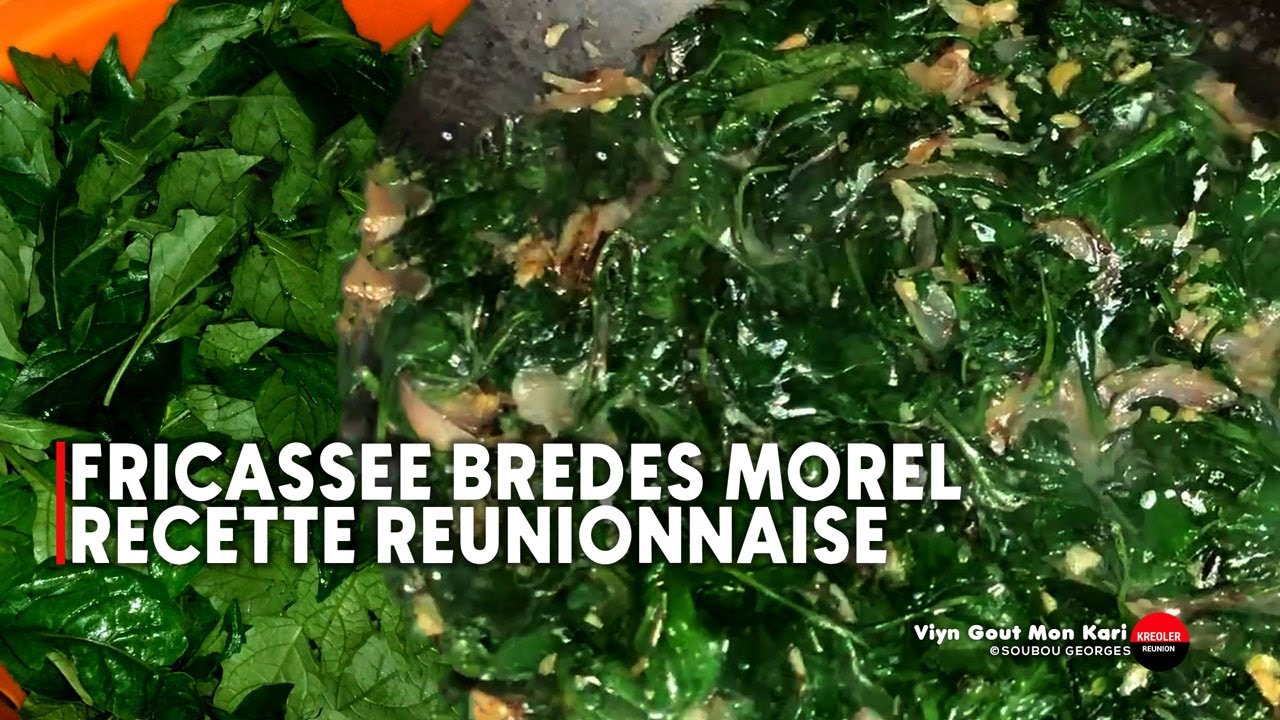 Fricassée de brède morelle : Plat créole simple à préparer. - YouTube