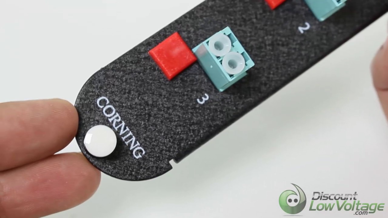 Corning CCH-CP06-E4 6 Fiber LC Panel - YouTube