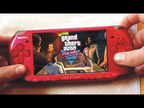 sony psp 3000 red unboxing and review gta vice city full mission