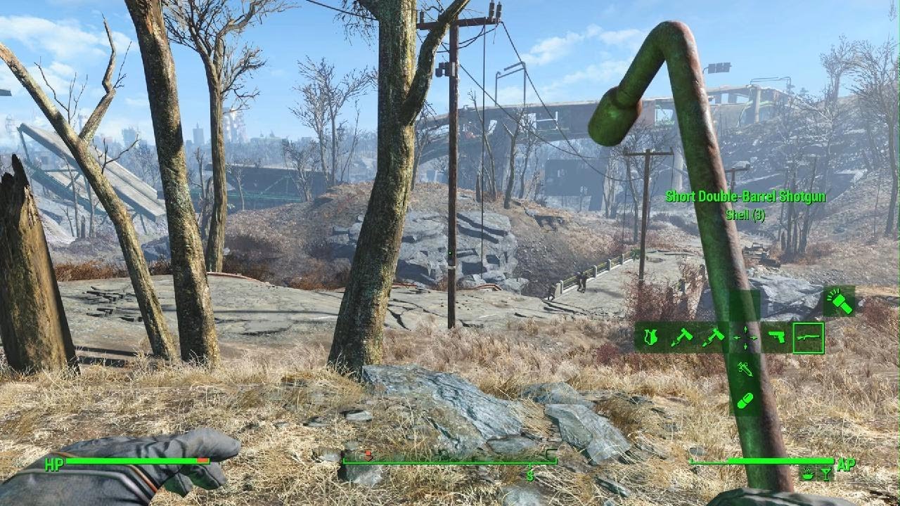 Fallout 4_Meier alert Throws raider off the bridge - YouTube