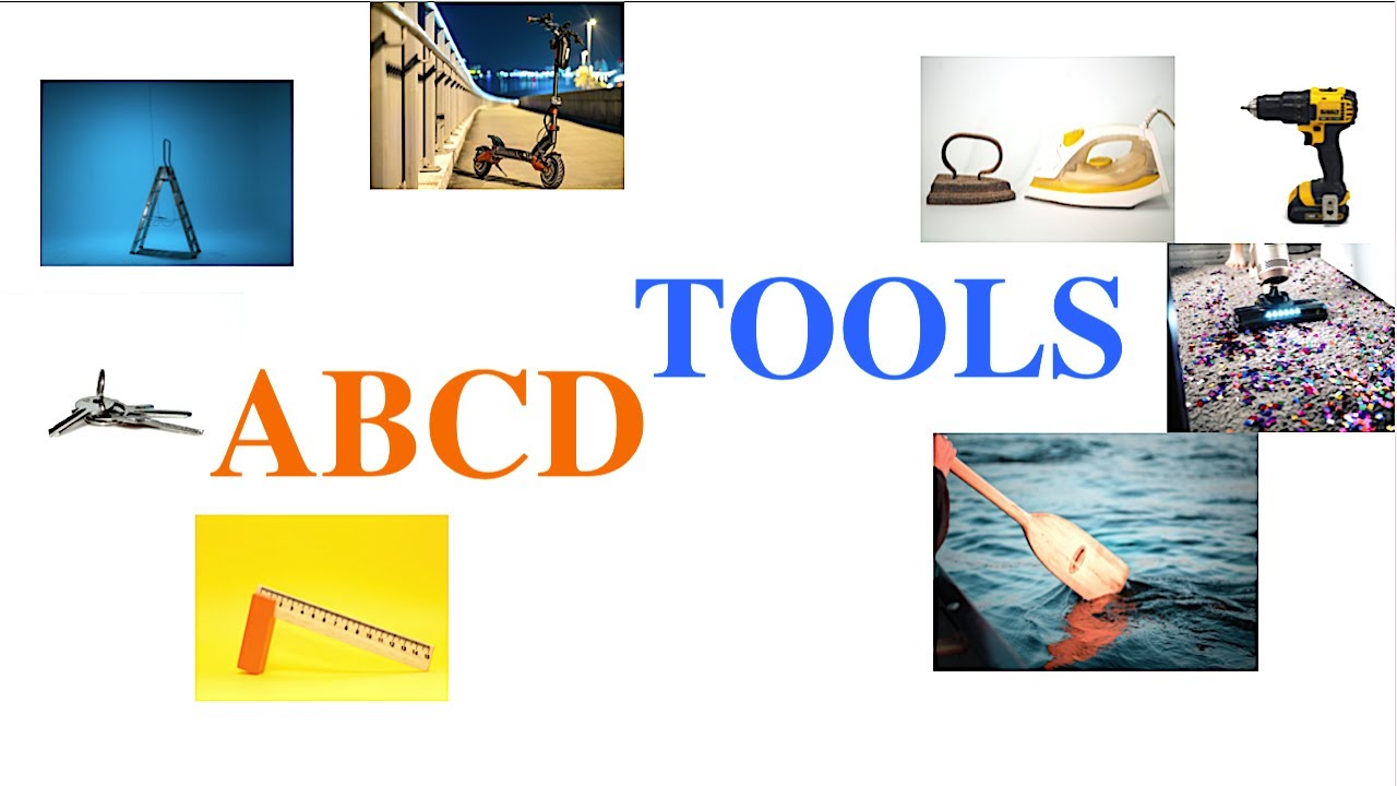 ABCD TOOLS NAME for Toddlers | Alphabets Learning | Vocabulary | ABC ...