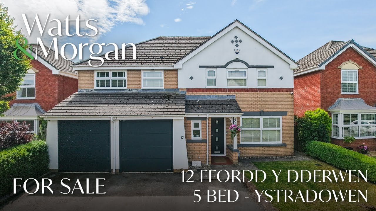 Walk-through property video tour of 12 Ffordd y Dderwen - Ystradowen ...