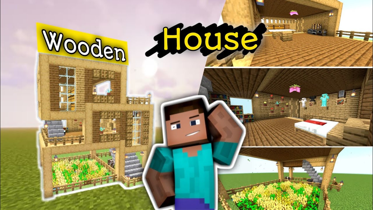 Easiest Large Wooden House In Minecraft | (Part-2) House Tutorial - YouTube