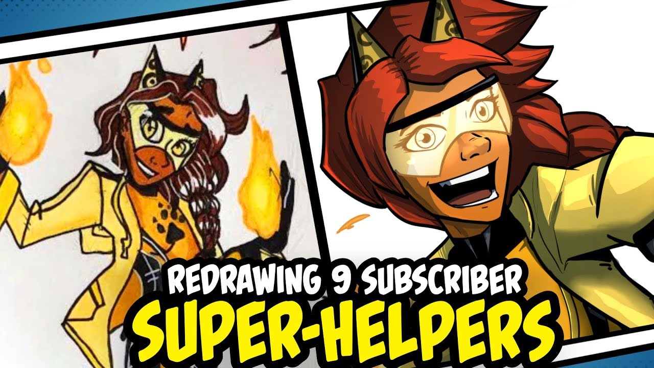 Redrawing Sidekicks and Henchmen (For Superheroes and Villains) From My ...