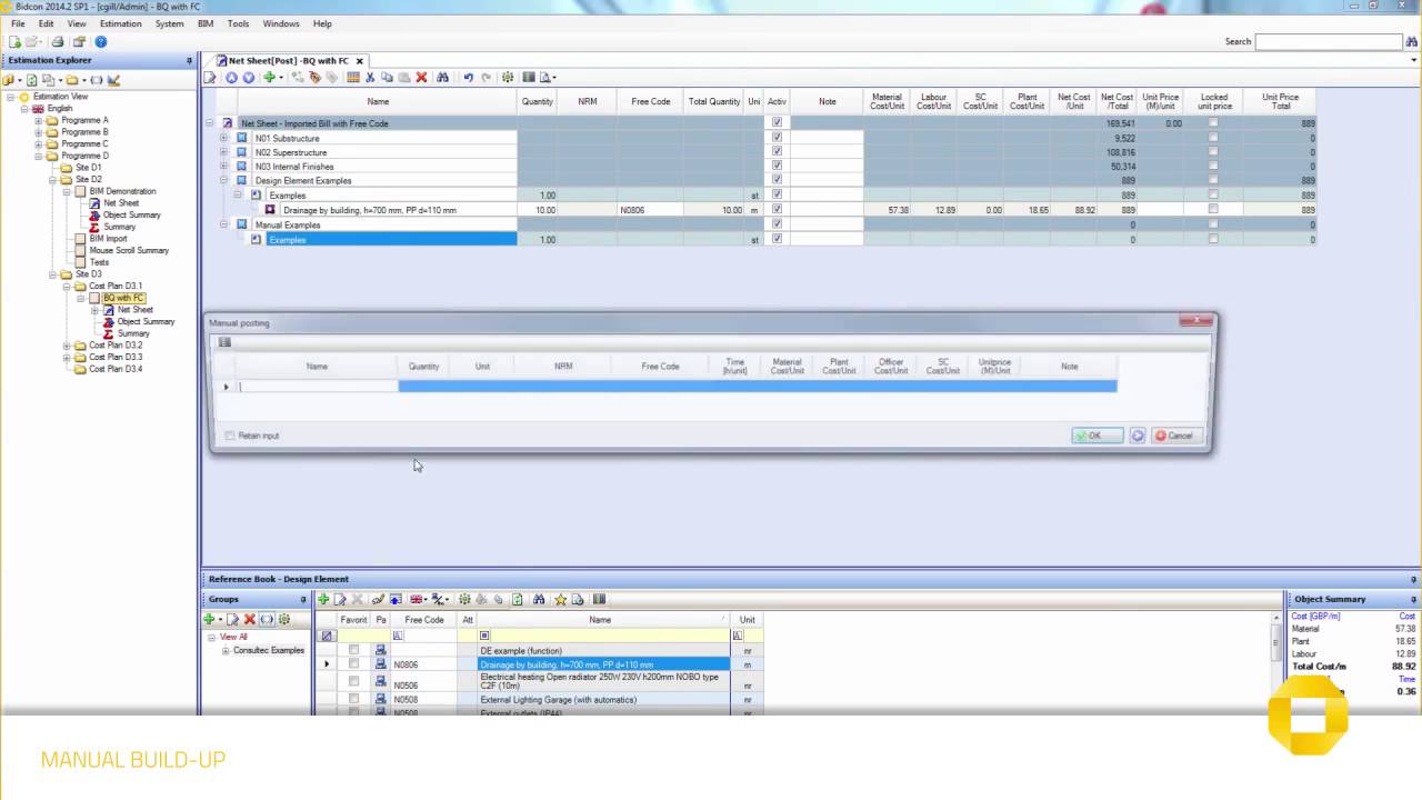 Bidcon overview video comprehensive estimating tool for projects of any ...