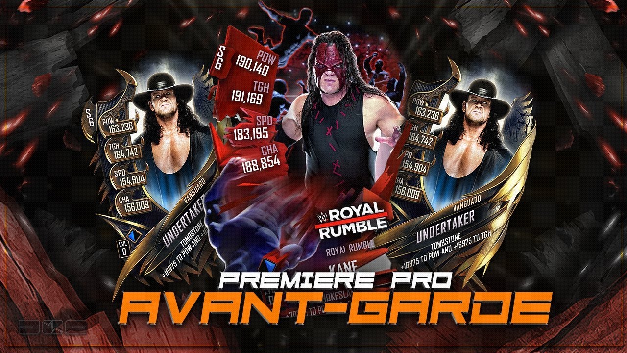 WWE SUPERCARD : PREMIERE PRO AVANT-GARDE ! - YouTube
