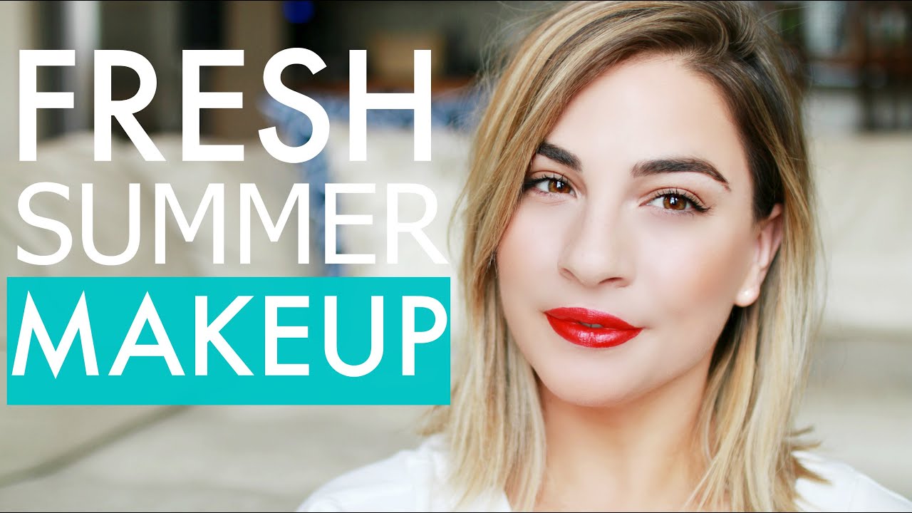 FRESH SUMMER MAKEUP - YouTube