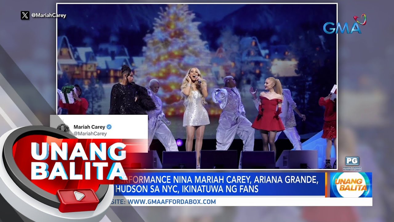 "Oh Santa" performance nina Mariah Carey, Ariana Grande, & Jennifer ...
