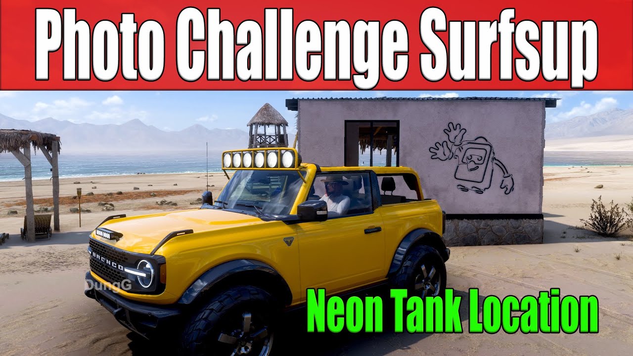 Forza Horizon 5 Photo Challenge Surfsup - Neon Tank at Bahia De Plano ...
