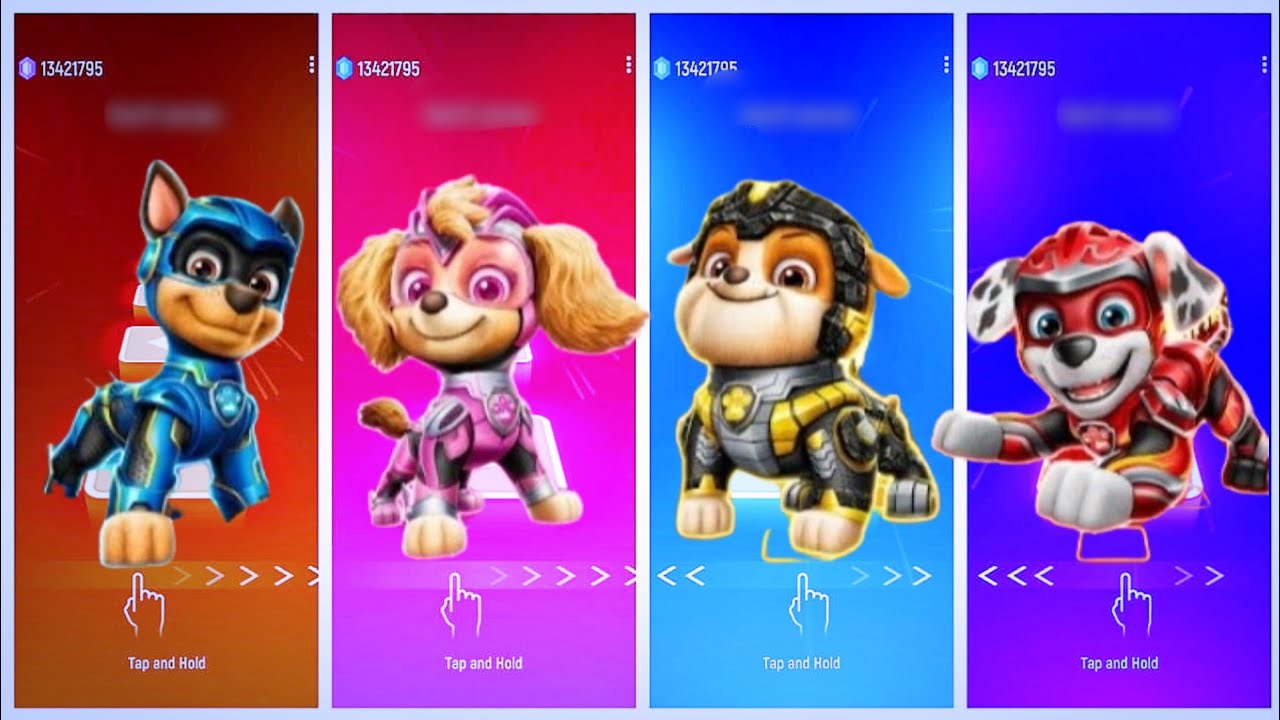 Paw Patrol Mighty Pups Team Super Chase vs Super Rubble vs Super ...