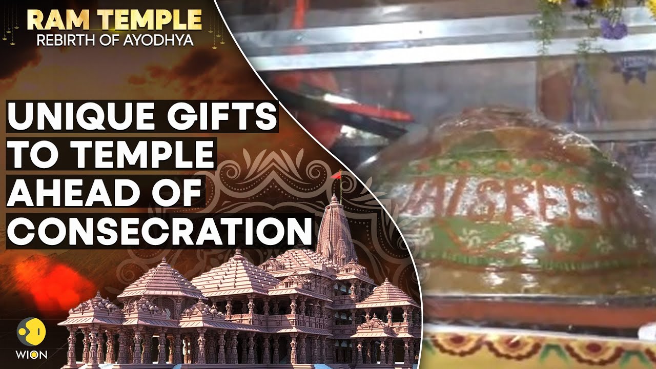 Ayodhya Ram Mandir: Giant 'laddu' as temple gift all the way from ...