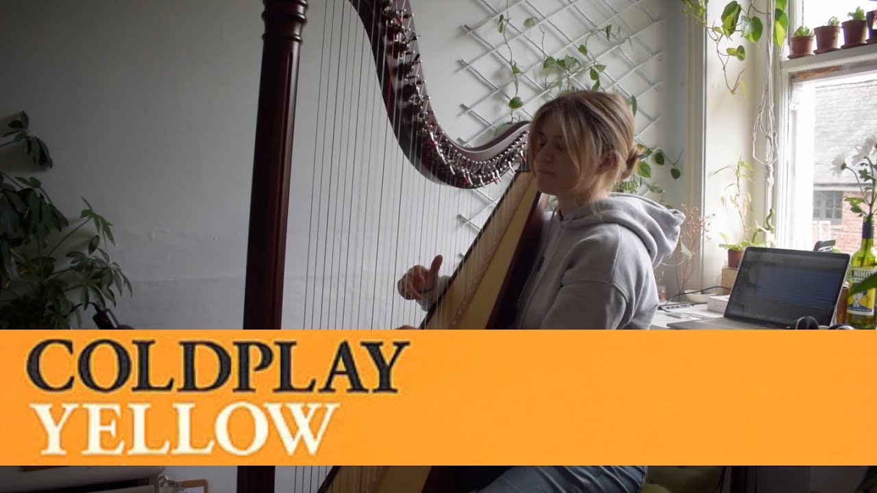 Yellow - Coldplay (Harp and Violin Instrumental) - YouTube