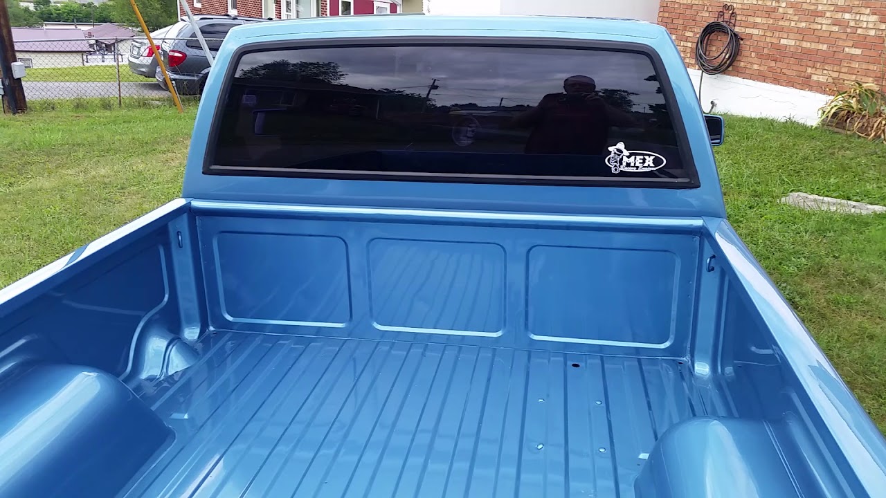 Marina blue s10 painted by Richard Stuart at stuart's body shop in ...