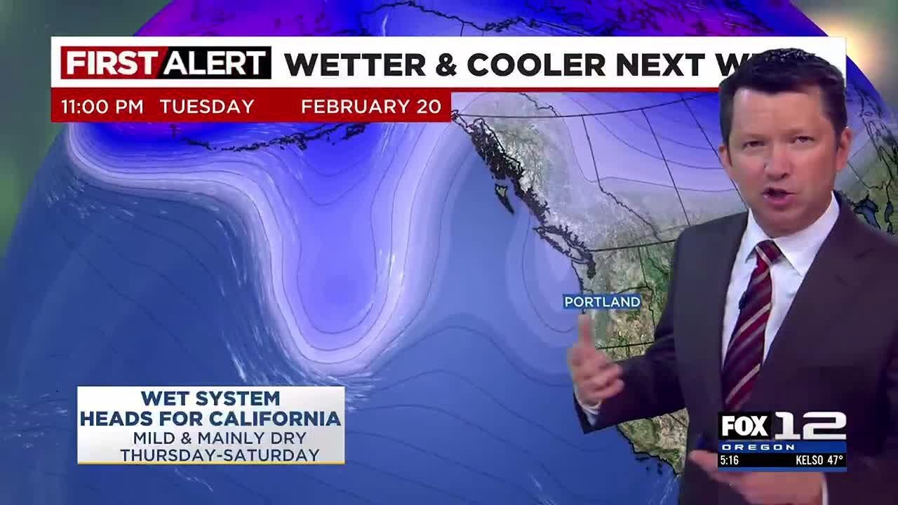 First Alert Tuesday evening FOX 12 weather forecast (2/20) - YouTube