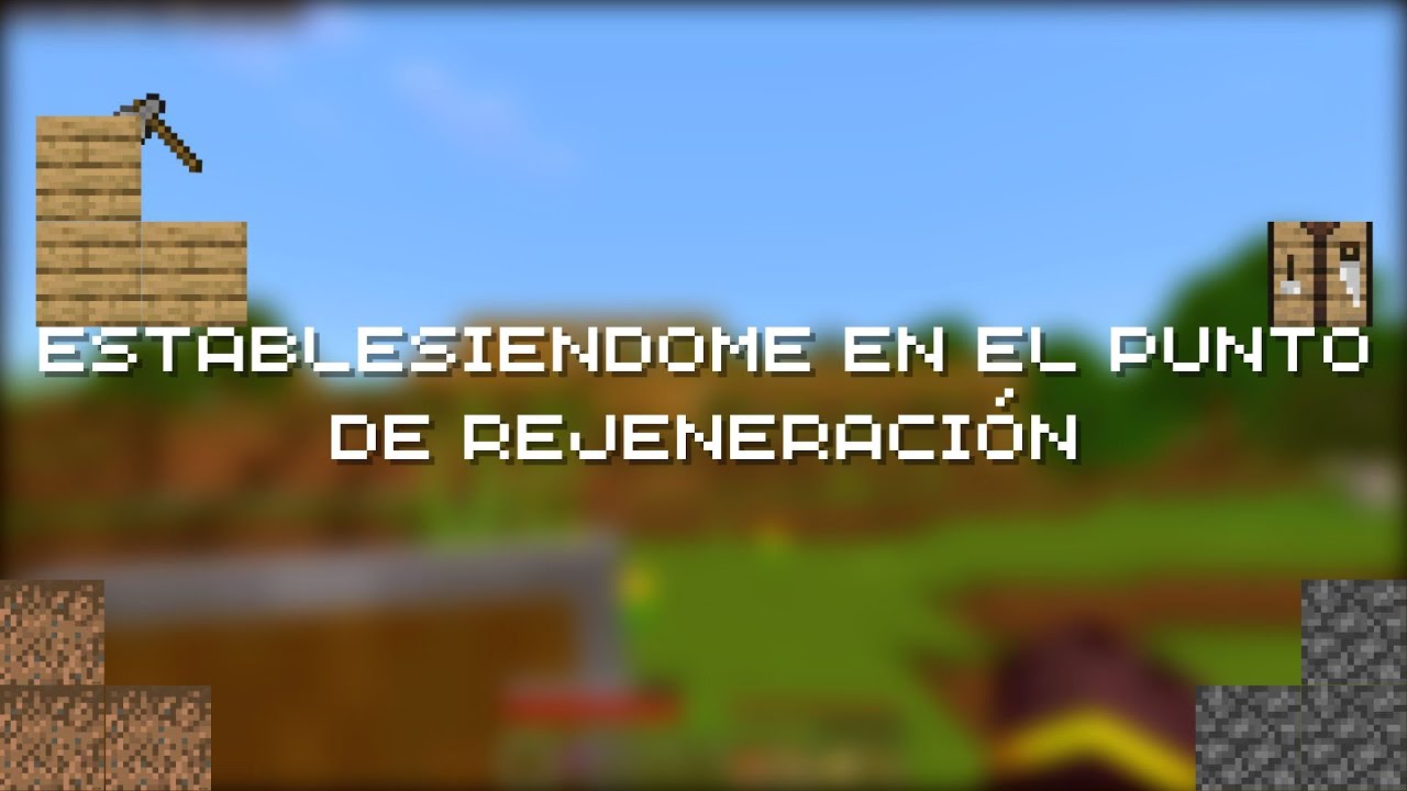 Estableciéndome en el punto de regeneración | Ep3 | (Minecraft Bedrock ...