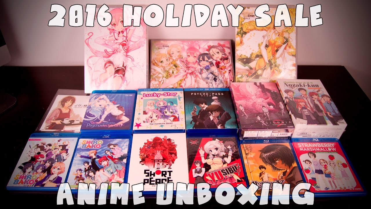Holiday 2016 Anime Sale Unboxing 1 - YouTube