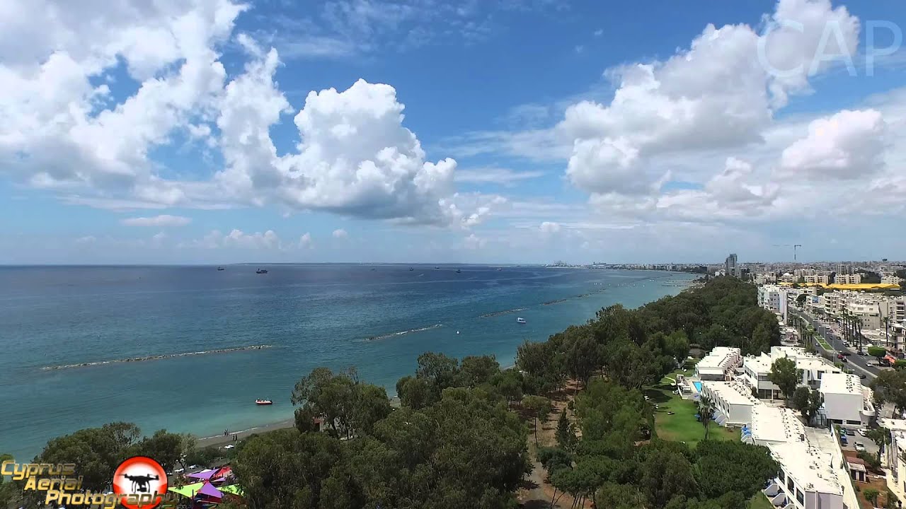 Limassol Dasoudi Beach by Cyprus Aerial Photography - YouTube
