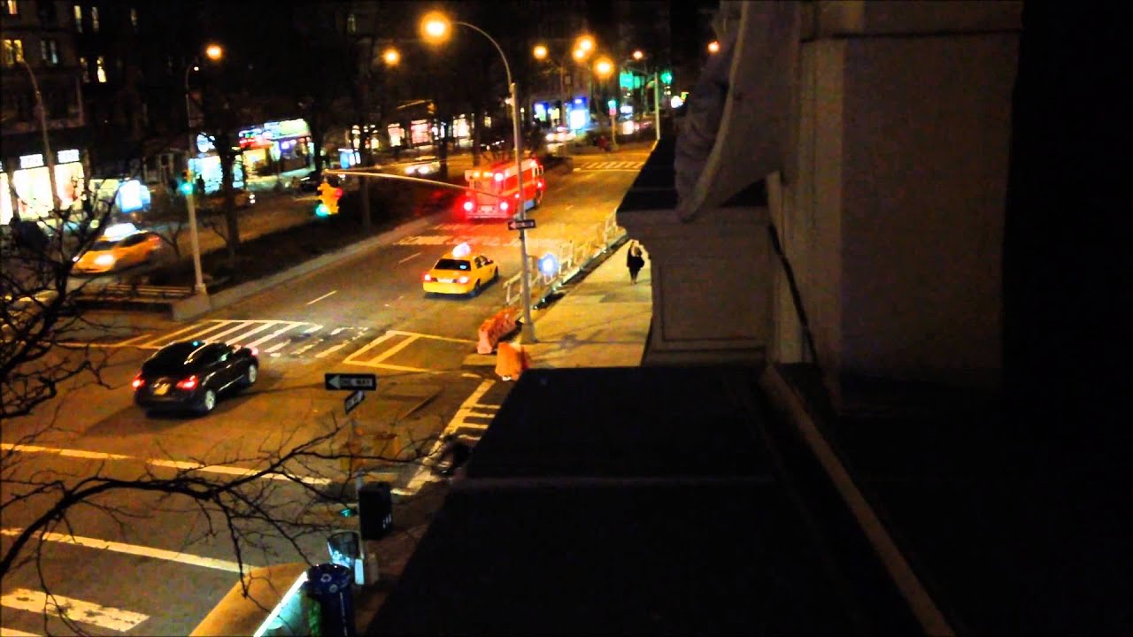FDNY COLLAPSE RESCUE 1 UNIT RESPONDING ON W. 77TH ST. ON UPPER WESTSIDE ...