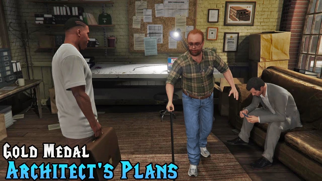 GTA 5 - Architect’s Plans [100% Gold Medal Walkthrough] - YouTube