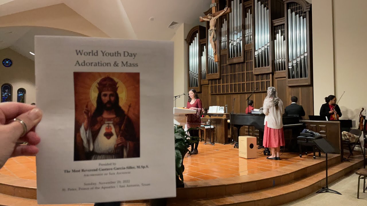 Mass World Youth Day San Antonio 2022 at St. Peter, Prince of the ...
