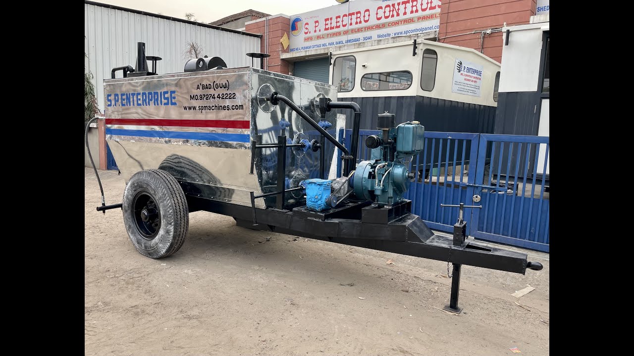 Bitumen Sprayer | Bitumen Spraying machine - YouTube