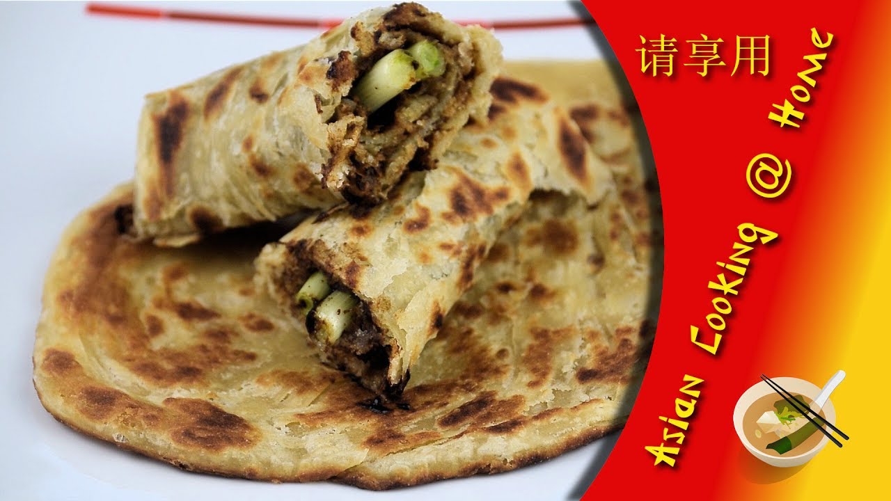 Cooking Layered (Bing Bread) Pancake @ Home (Chinese Recipe) - YouTube