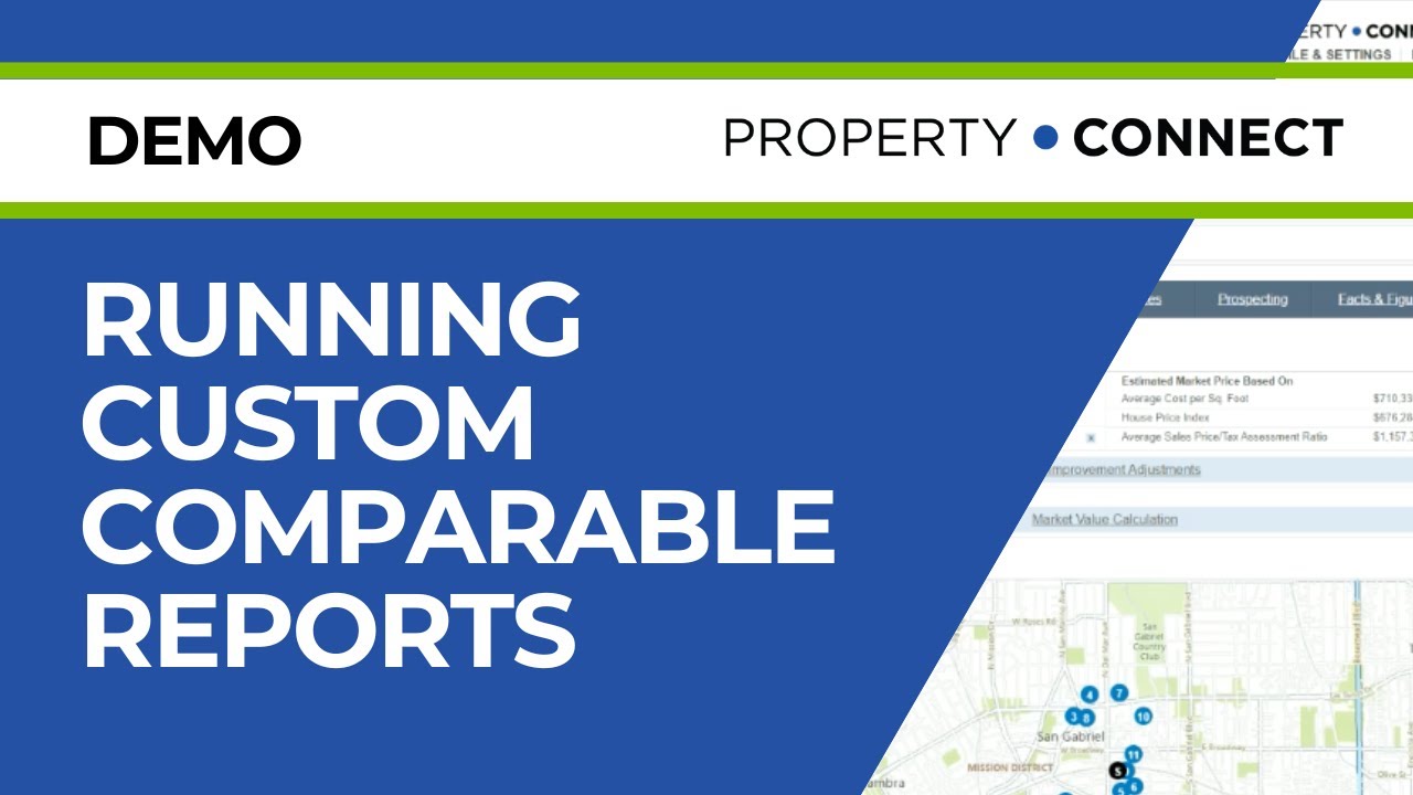 How Do I Run Custom Comparable Reports? | Property Connect by Haines - YouTube