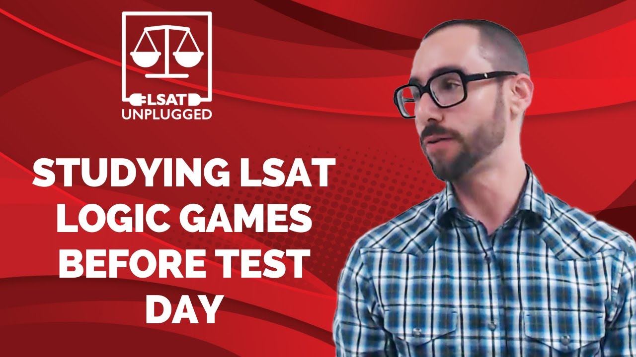 Studying LSAT Logic Games Before Test Day - YouTube