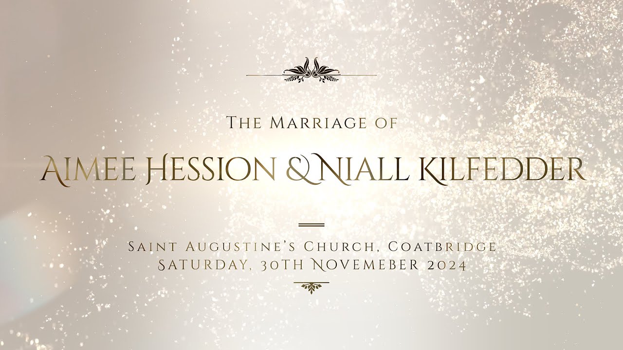Marriage of Niall Kilfedder and Aimee Hession | 30 November 2024 - YouTube