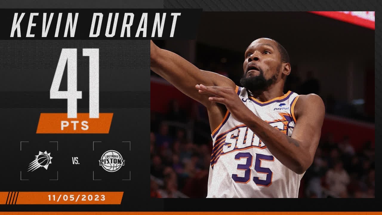Kevin Durant drops FIRST 40-PIECE as a Sun 🔥 Ties Jerry West for 12th ...