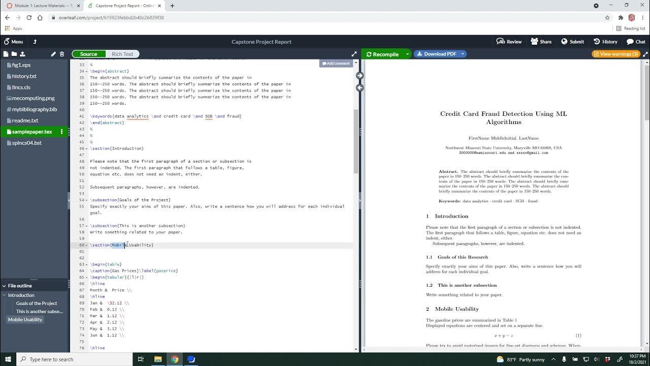 Latex Typesetting - YouTube