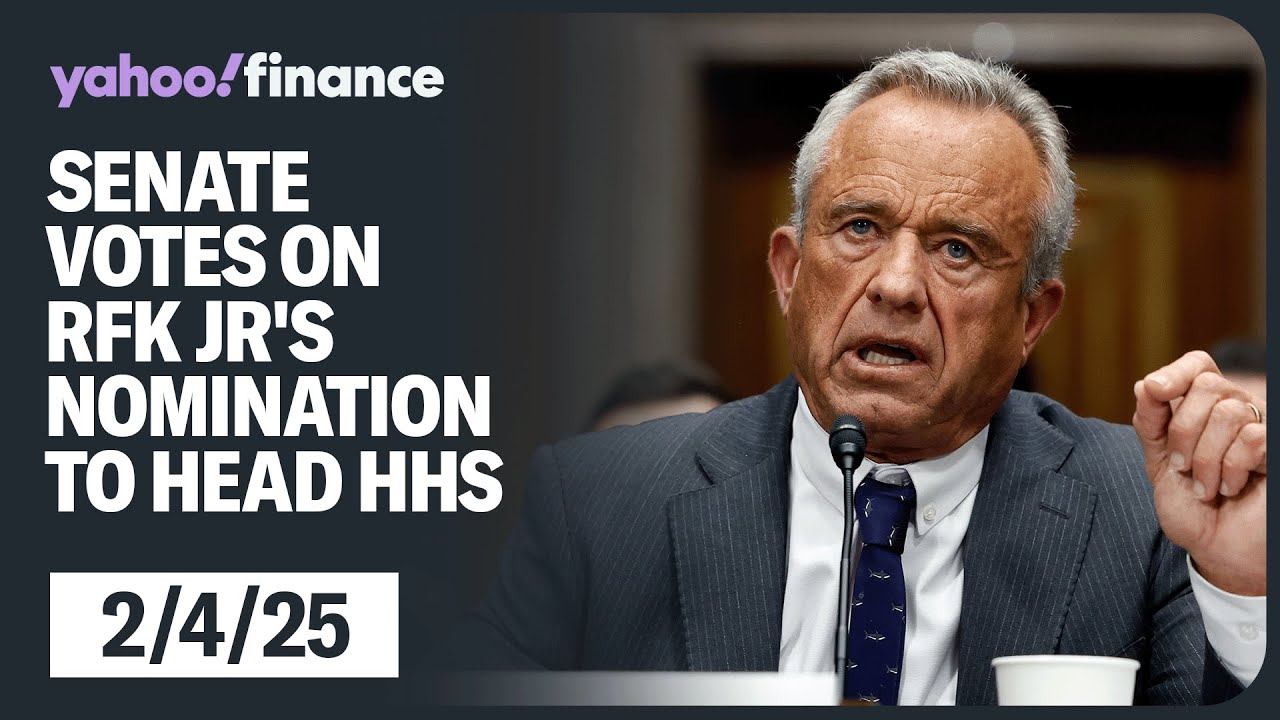 Senate votes on RFK Jr's nomination to head HHS - YouTube