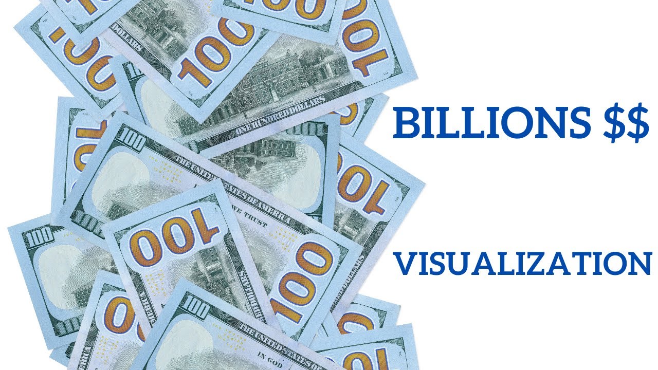 How To Visualize Billions of Dollars - Falling Dollars - YouTube