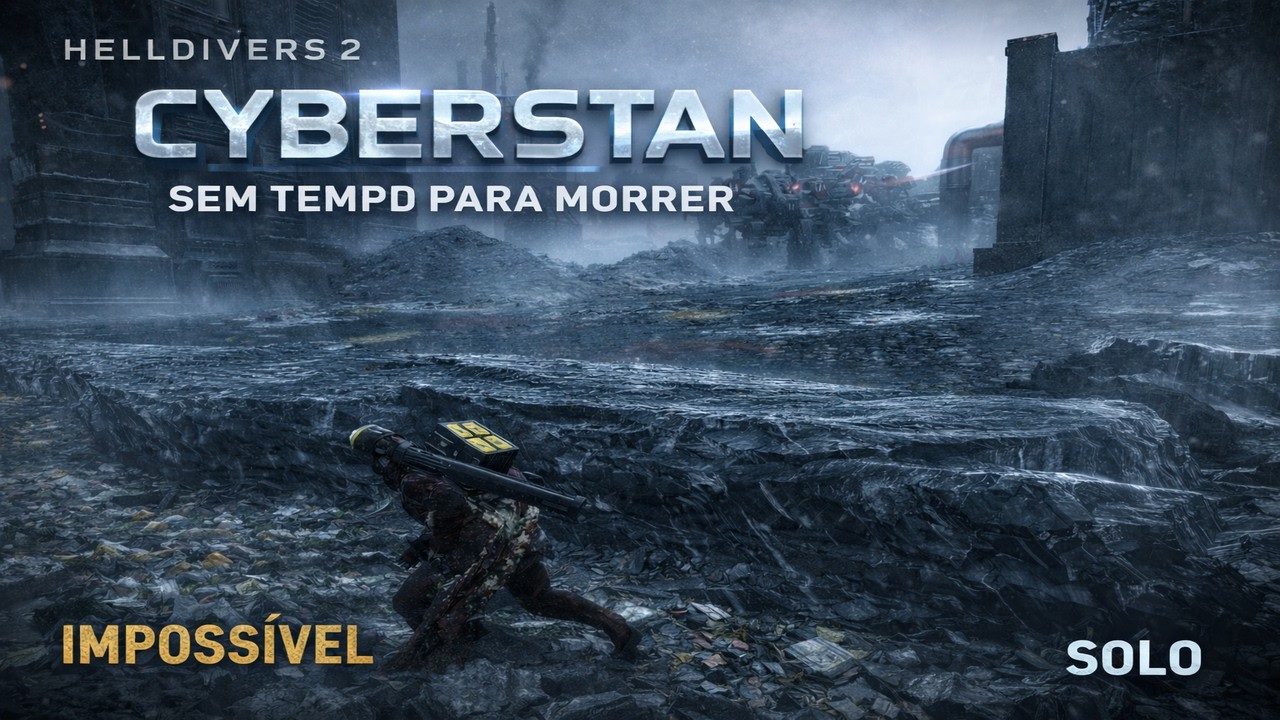 SOLO EM CYBERSTAN! 🔥 2 Jammers + Loadout OP | 0 Mortes na Dificuldade ...