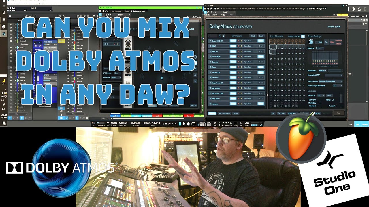 Mix DOLBY ATMOS in ANY Daw - Studio One - FL Studio etc - YouTube