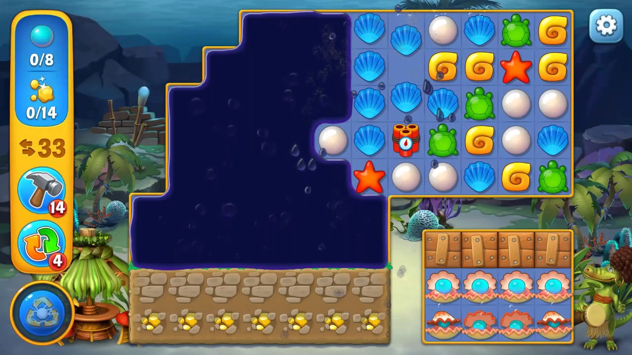 Fishdom level 422 Gameplay (iOS Android) - YouTube