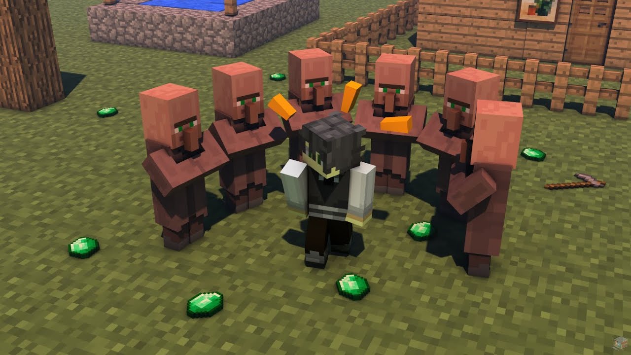 🔴Finding Infinity Enchanting Book From Villager in Minecraft Survival ...