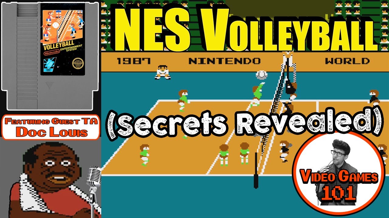 NES Volleyball | How to Win Every Game | Video Games 101 - YouTube