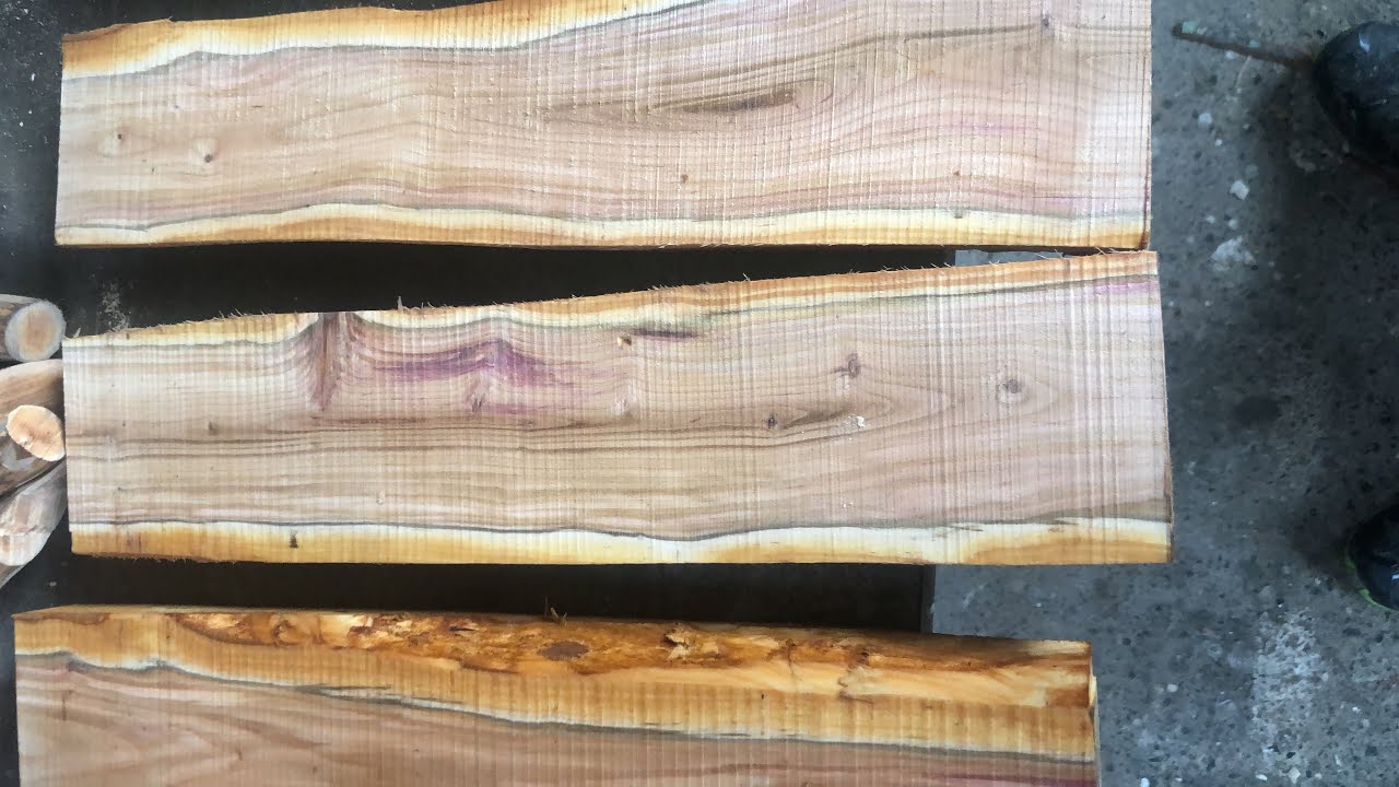 Tavole di legno da ramo di pruno selvatico - YouTube