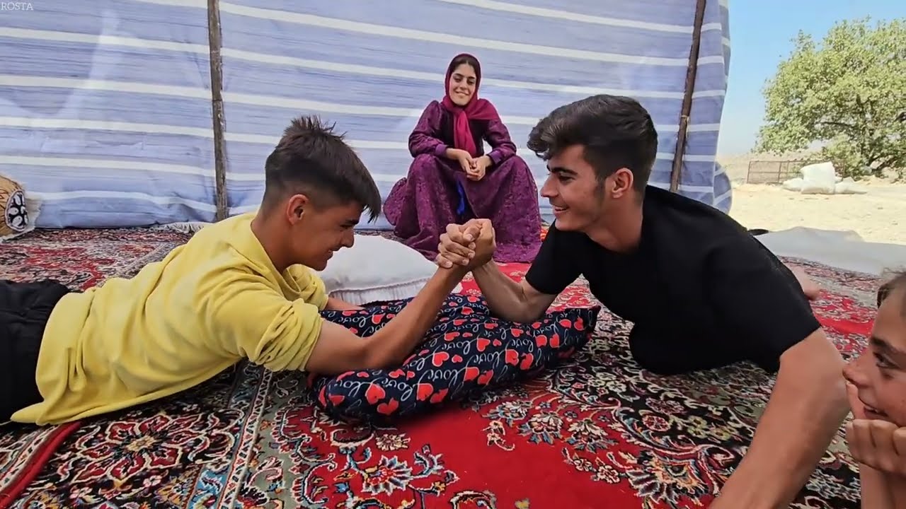🐑⛰️ Nomadic wrestling: Hooman and Mehran in the heart of the Zagros ...