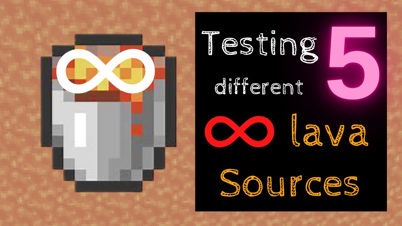 Testing infinite lava sources in Minecraft java 1.17 - YouTube