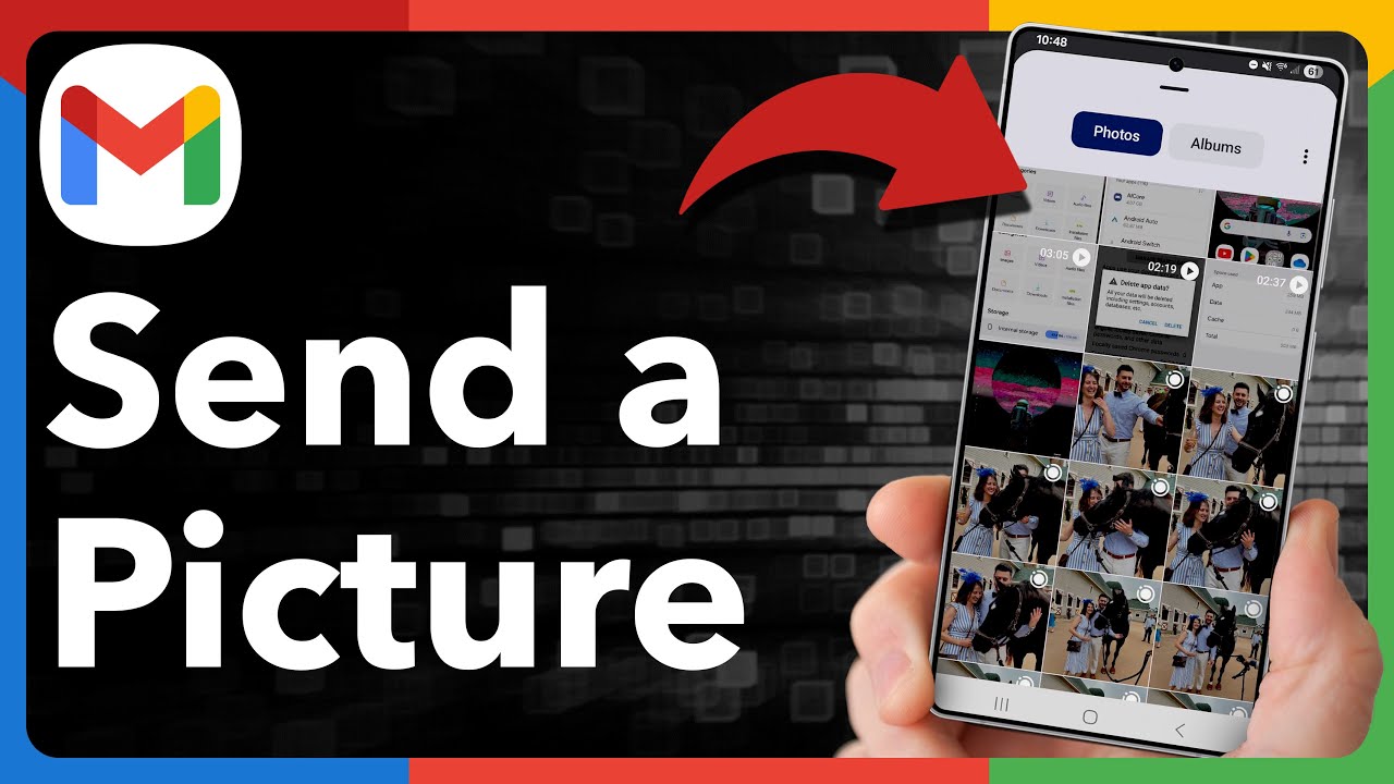 How To Send Pictures On Gmail On Android Phone - YouTube