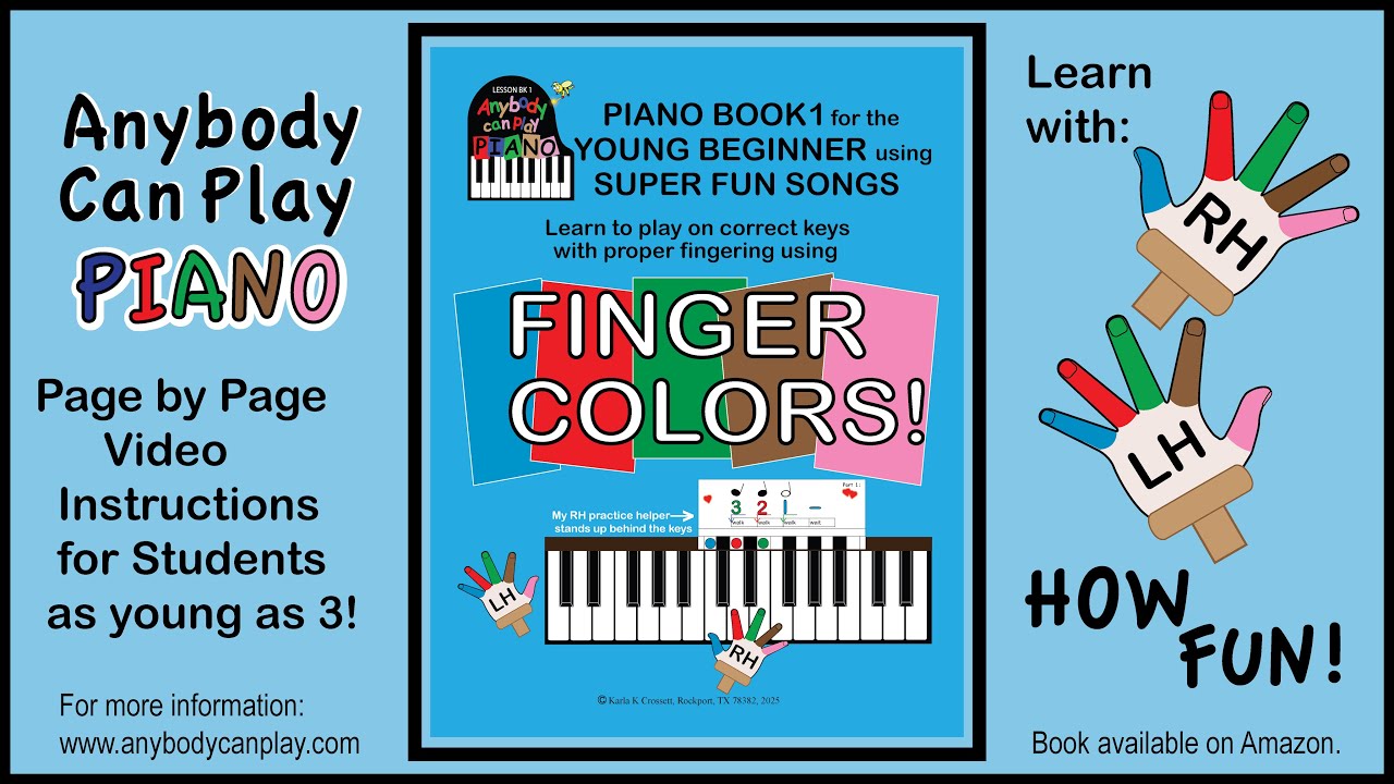 Instructions for PIANO BOOK 1 for the YOUNG BEGINNER using SUPER FUN ...