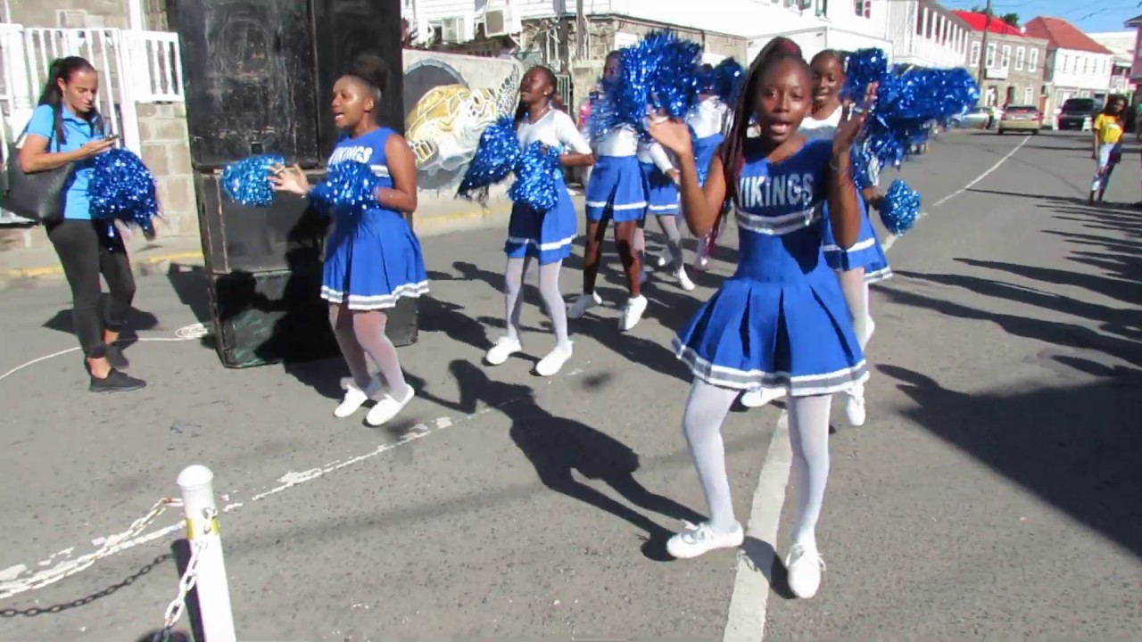NISS Cheerleaders at the Bank of Nevis High School Champs - 13/03/2020 ...