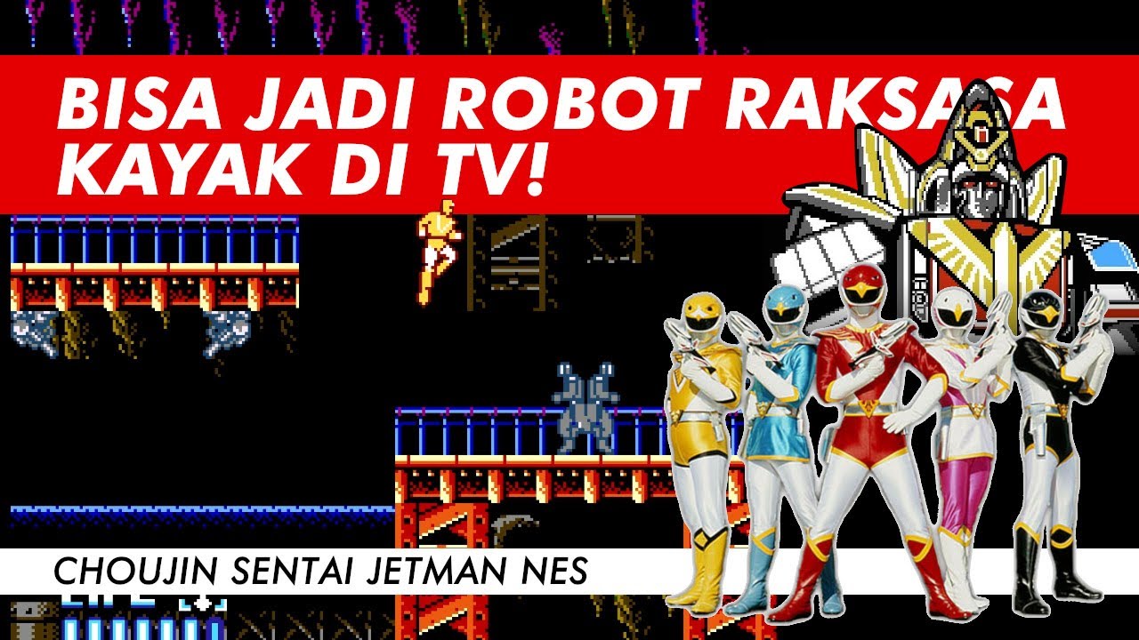POWER RANGERS JETMAN Game Jadul 90an Nintendo NES - YouTube