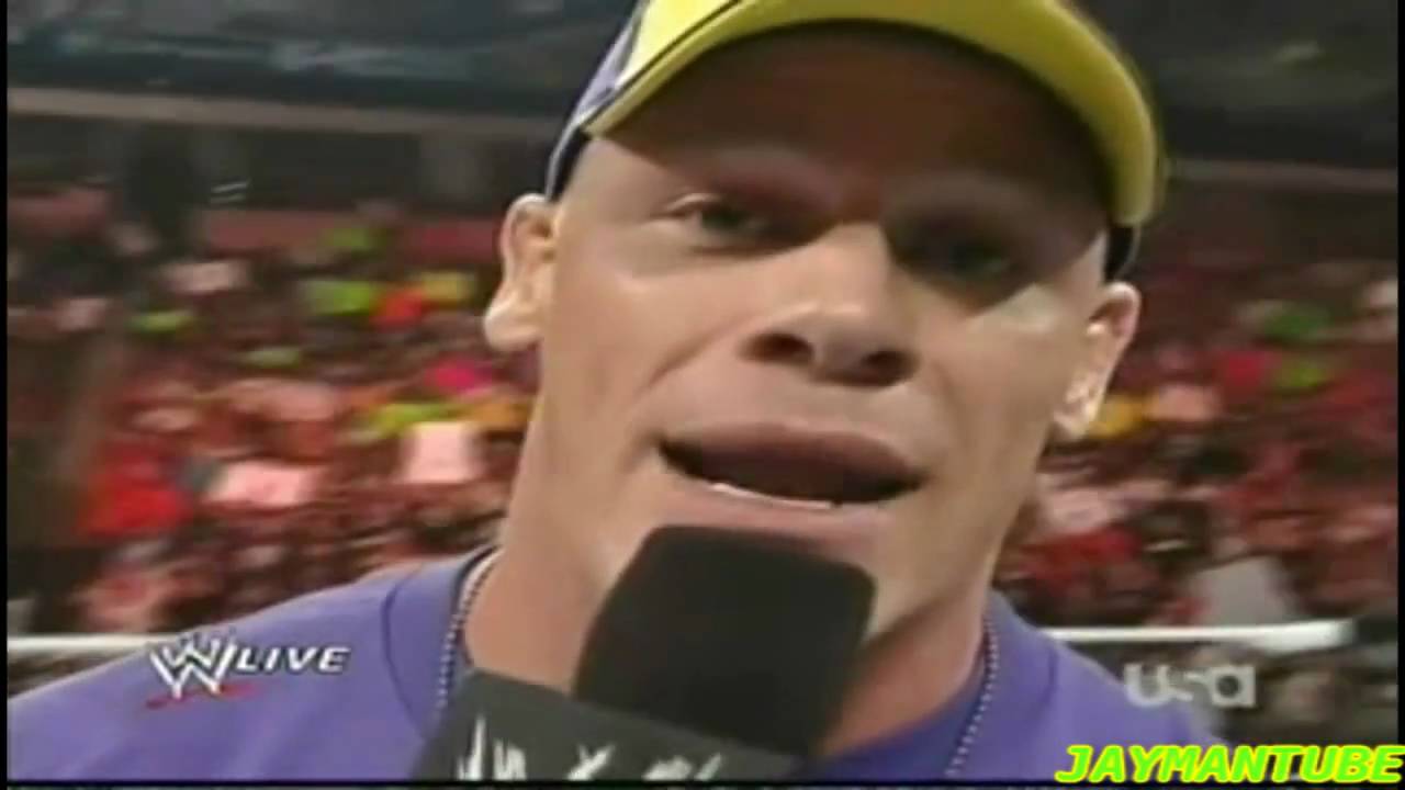 John Cena RAPS on The Rock (50Cent Beat) - YouTube