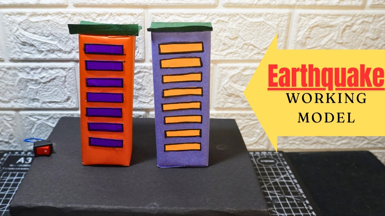 How to make earthquake working model | science project | earthquake ...