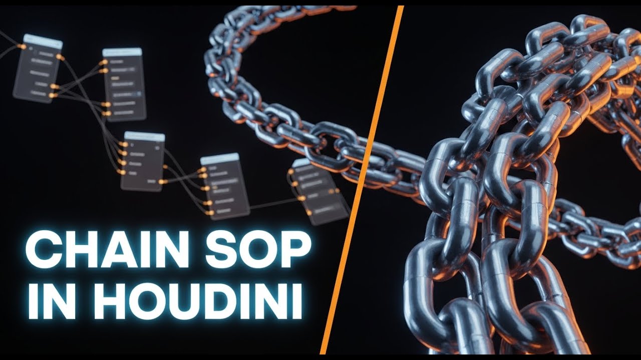 Master Chain SOP in Houdini | Copy Geometry Along Curves Like a Pro ...