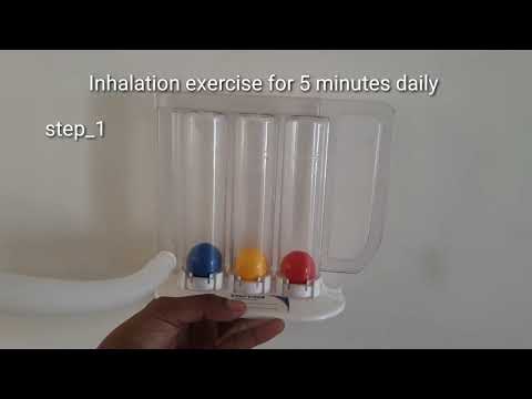 Deep breathing machine for lung exercise | Inhale | exhale |Triflow ...