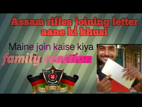 Assam rifles joining letter ki khusi ️😀#assamrifles #sscgd2023 #sscgd # ...